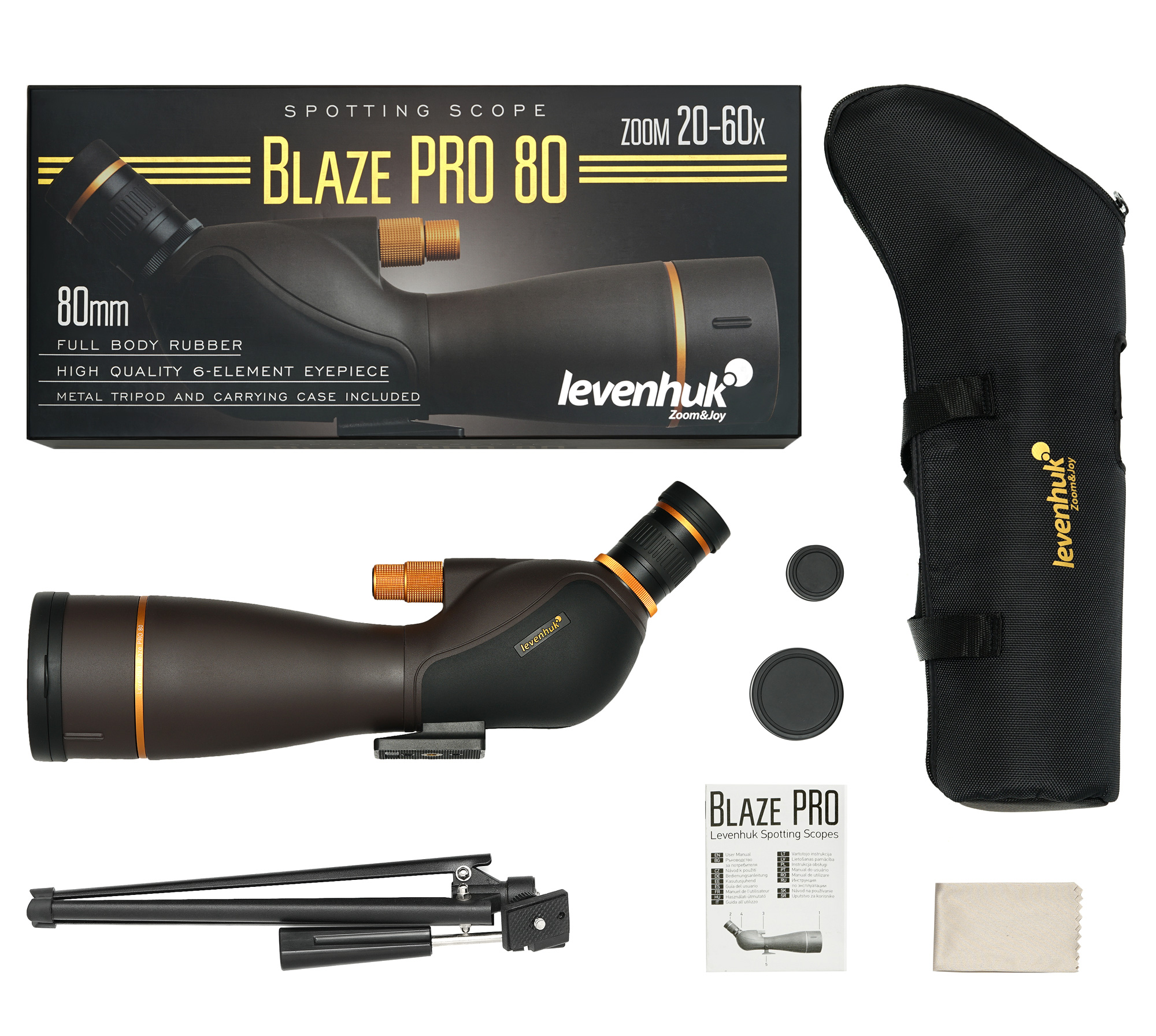 Catalejo Levenhuk Blaze PRO 80 - ROPTIC