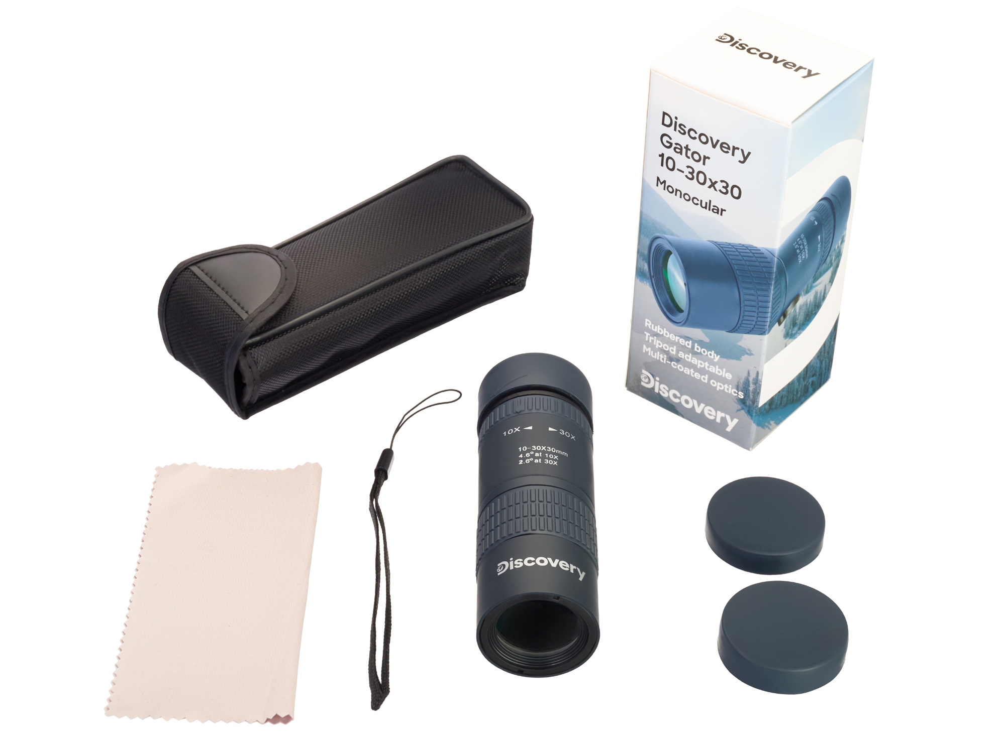 Monocular Levenhuk Discovery Gator 10—30x30 - ROPTIC